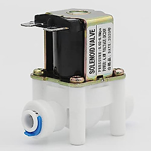 DIGITEN 24V 1/4" Inlet Feed Water Solenoid Valve for RO Reverse Osmosis Pure System