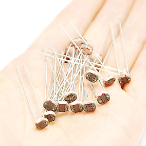 Gikfun Photoresistor GL5516 LDR Photo Resistors for Arduino (Pack of 20pcs) EK1412