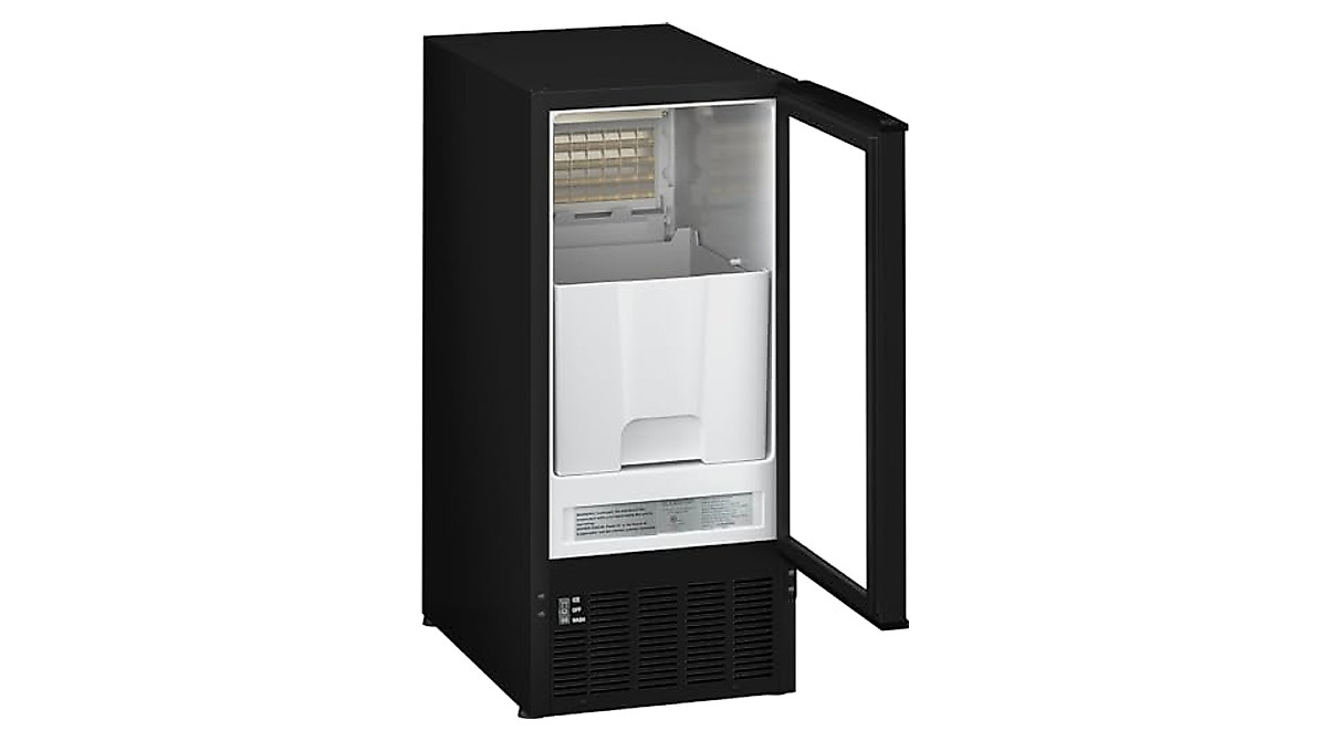 EdgeStar 50 Lb Undercounter Ice Maker - Sleek Black Design