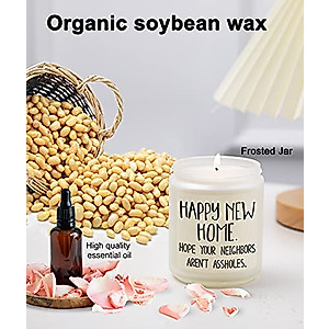 House Warming Presents for New Home- Housewarming Gift, New Home Gifts for Home, Funny Housewarming Gifts, New Home Owner Gift, New House Gift, Lavender Candles (7oz)