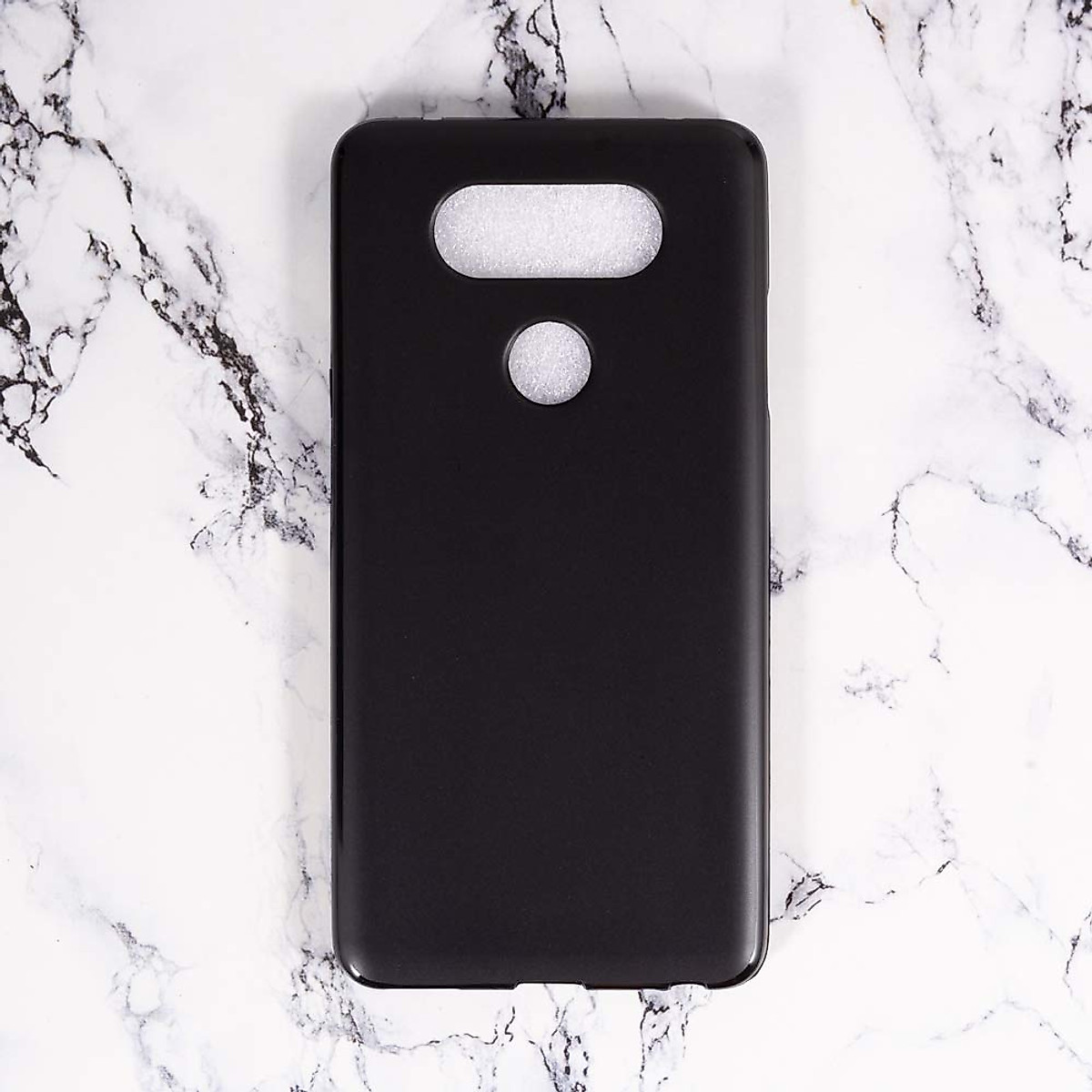 Shantime LG V20 H990DS Case, Scratch Resistant Soft TPU Back Cover Shockproof Silicone Gel Rubber Bumper Anti-Fingerprints Full-Body Protective Case Cover for LG V20 H990DS (Black)