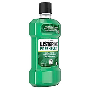 Listerine Antiseptic Mouthwash, Fresh Burst 250 mL (Pack of 3)