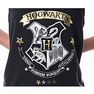 Harry Potter Women's Hogwarts House Racerback Tank Shorts Pajama (Hogwarts, XL)