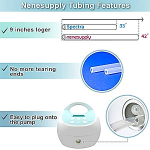 Nenesupply Tubing Compatible with Spectra S2 Spectra S1 Spectra 9 Plus Replace Spectra Tubing Ameda Tubing Avent Tubing Replace Spectra Pump Parts Replace Spectra S2 Accessories