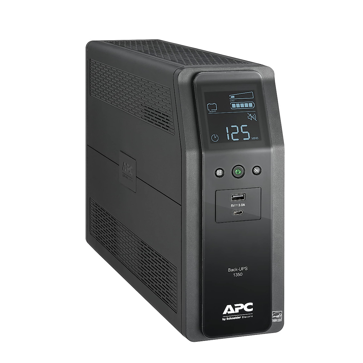 APC BN1350M2 Back-UPS PRO BN Series Battery Backup System, 10 Outlets, 1,350 VA, 1,080 J