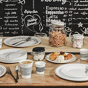 Bormioli Rocco Fido Glass Jar with Airtight Gasket Clamp Lid for Canning and Preserving, or Storing Pasta and Dry Foods, White Top, 33.75 oz., Set of 12