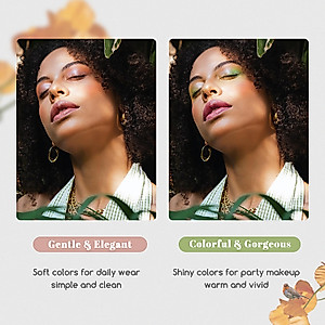 Color Nymph Beginner Makeup Kits For Teens With Train Case Included Full Makeup Kit Eyeshadow Palette Blushes Bronzer Highlighter Lipstick Brushes Mirror（Gold）