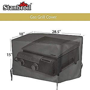 Stanbroil Outdoor Heavy Duty Waterproof Gas Grill Cover Fits Cuisinart All Foods Gas Grill, Replacement for Cuisinart CGC-21, Black