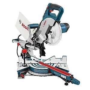 BOSCH CM8S 8-1/2 Inch Single Bevel Sliding Compound Miter Saw, Blue