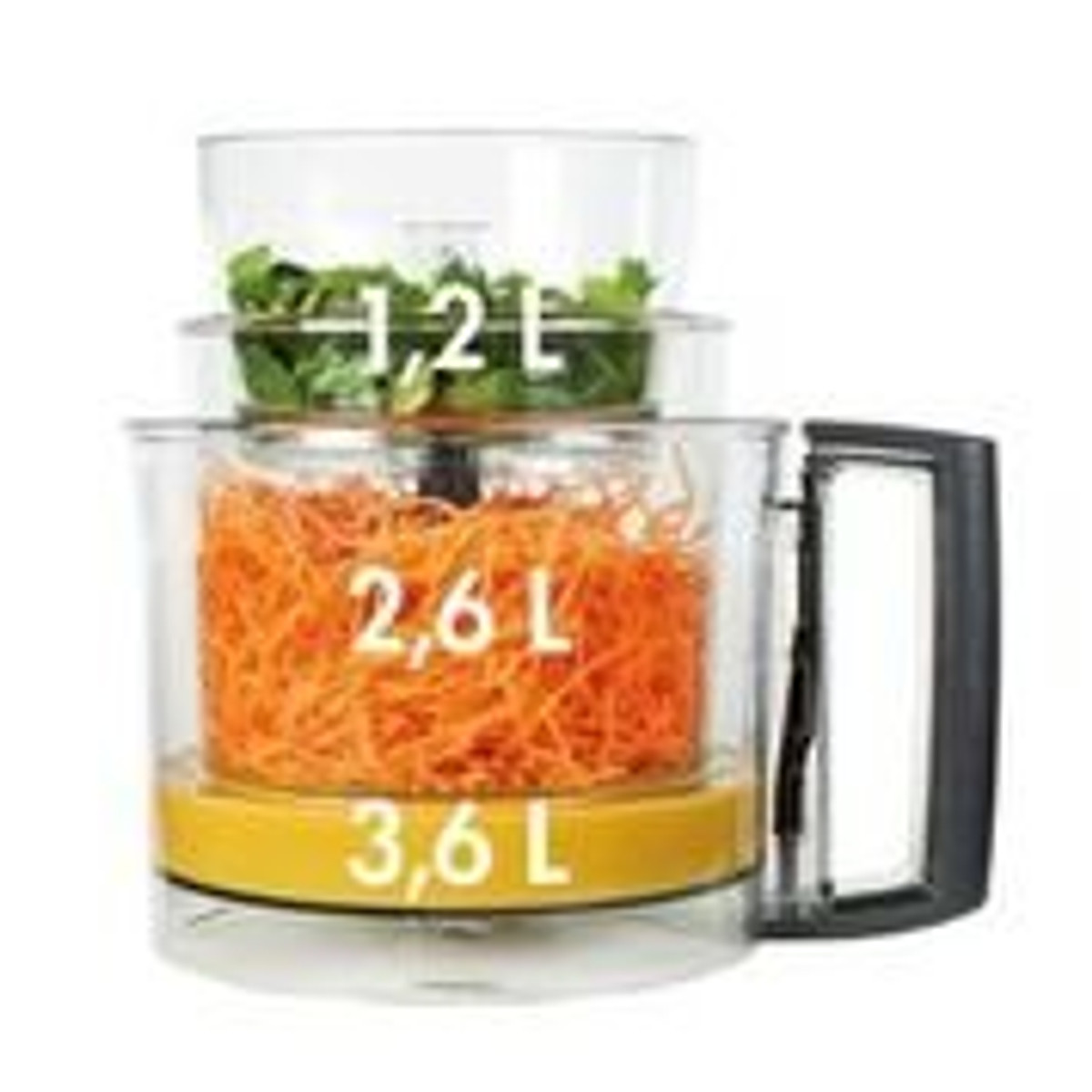 Magimix Compact 5200 XL Chrome 1100 Watt Food Processor with Recipe Book