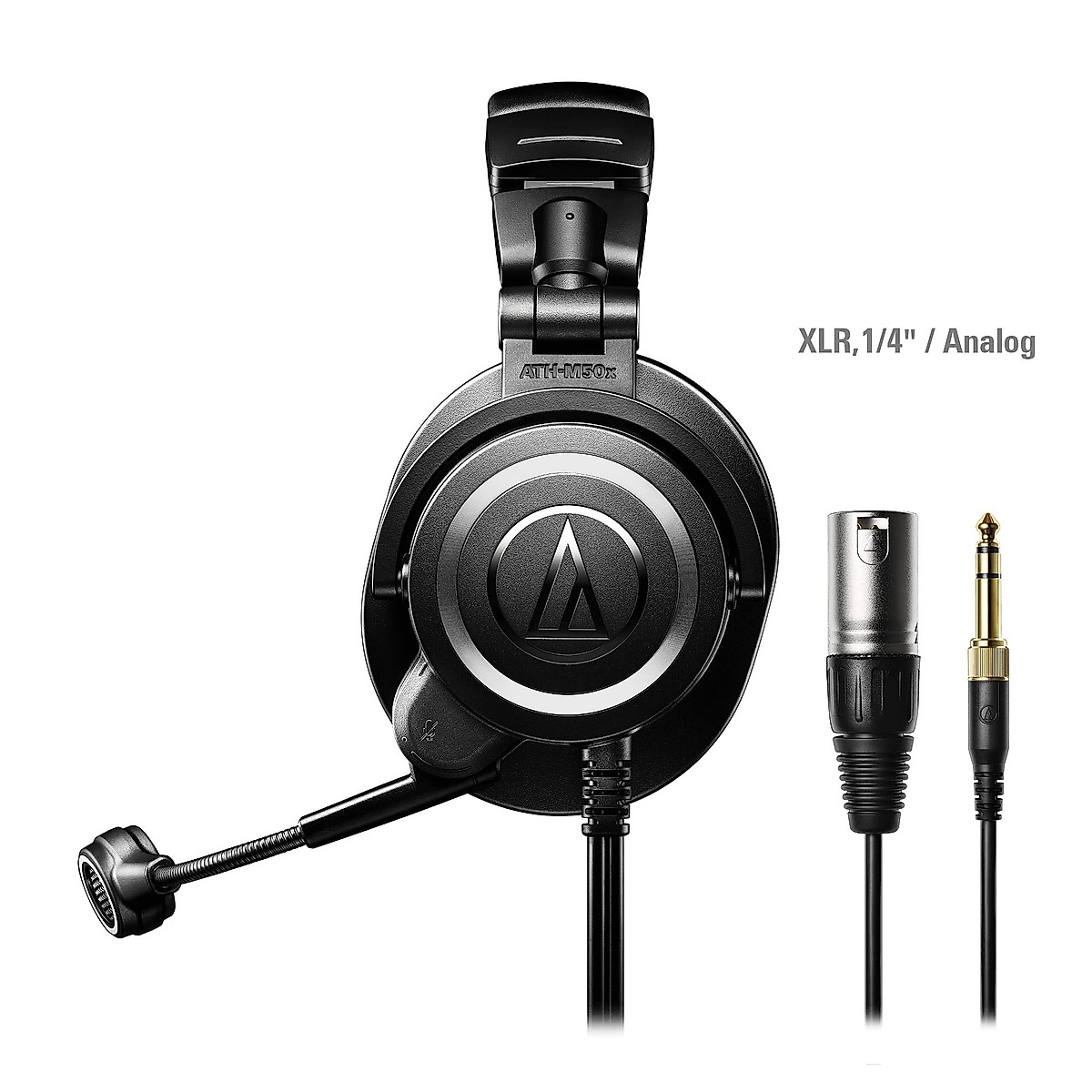 Audio-Technica ATH-M50xSTS XLR StreamSet Streaming Headset, Black (Renewed)
