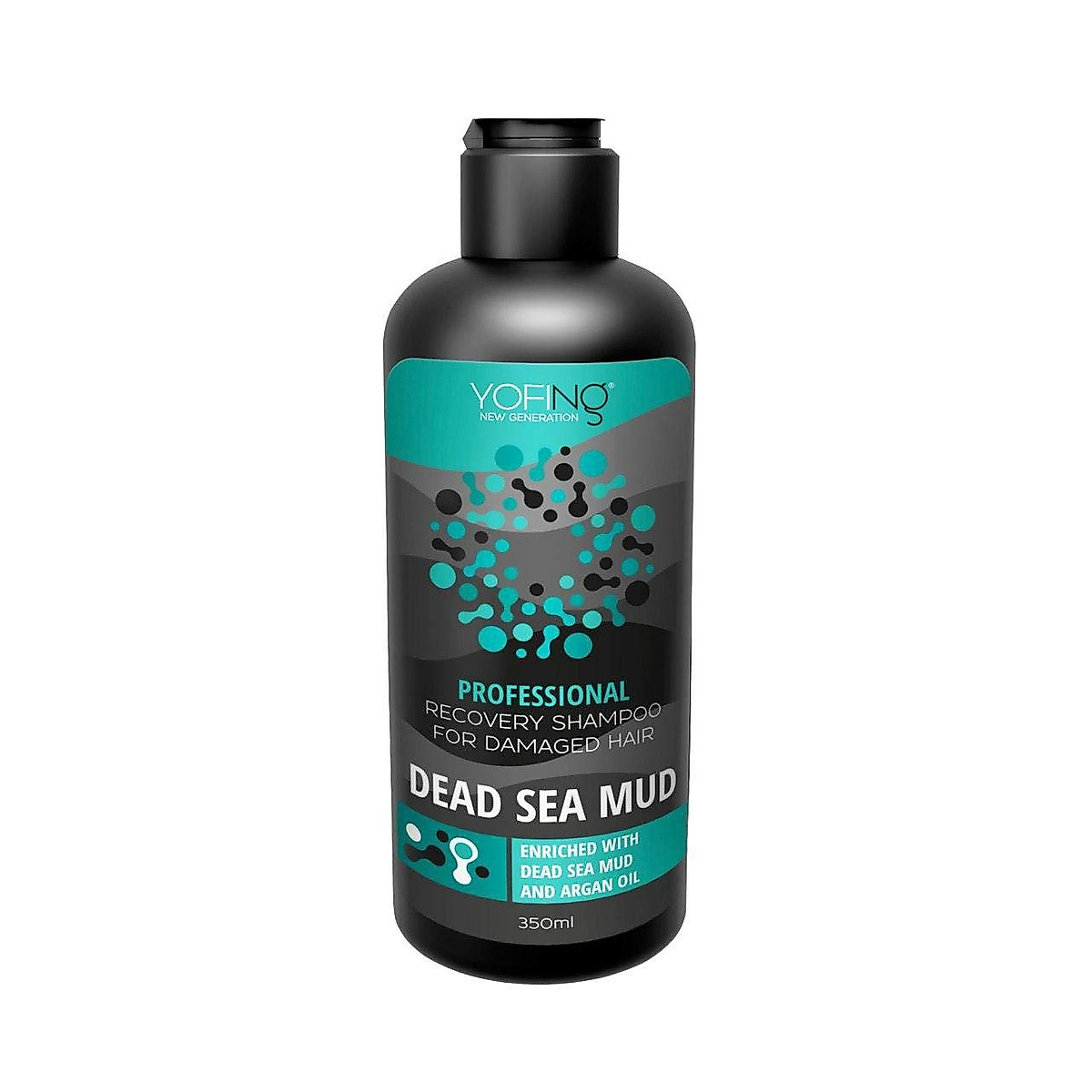 YOFING NEW GENERATION Dead Sea Mud Shampoo - Anti Hair Loss & Anti Dandruff, Promotes Growth & Strengthening Hair