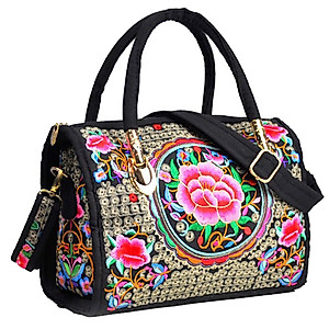 FORTEXO Women's Designer Large Top Handle Structured Tote Bag Satchel Handbag Shoulder Bag Purse