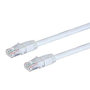 Monoprice Cat6 Outdoor Rated Ethernet Patch Cable - 50 Feet - White | Snagless RJ45, Stranded, 550MHz, UTP, Pure Bare Copper Wire, 24AWG