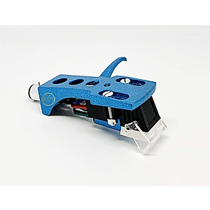 Cartridge and Stylus, needle and Sea Blue Headshell with mounting bolts for Technics SL-1200, SL-1210, SL-1600, SL-1610, SL-1700, SL-235, SL-23A, SL-B2, SL-B202, SL-B205, SL-B3
