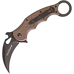 Fox FOX479E Karmabit Knife, 479E, Dark Earth