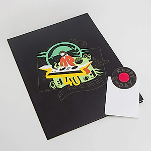 Ribbli 40th Birthday Party Handmade 3D Pop Up Card,Greeting Card,Happy Birthday Card,40 Birthday card,with Envelope