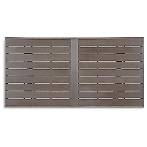 Signiture Design by Ashley Hillside Barn Outdoor Dining Table, 84" W x 42" D x 29" H, Dark Brown