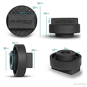 PLANGER® - Lofty PAD - Rubber Jack Pad for Mini & Opel (Special CAR Brands from Germany) Trolley Jack, Vehicle Lift and Axle Stand - Protects Your Car, SUV