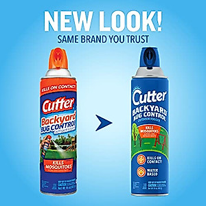 Cutter Backyard Bug Control Outdoor Fogger (2 Pack), Kills Mosquitoes, Fleas & Listed Ants, 16 fl Ounce