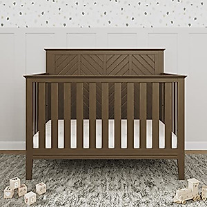 Child Craft Atwood 4-in-1 Convertible Baby Crib (Cocoa Bean)