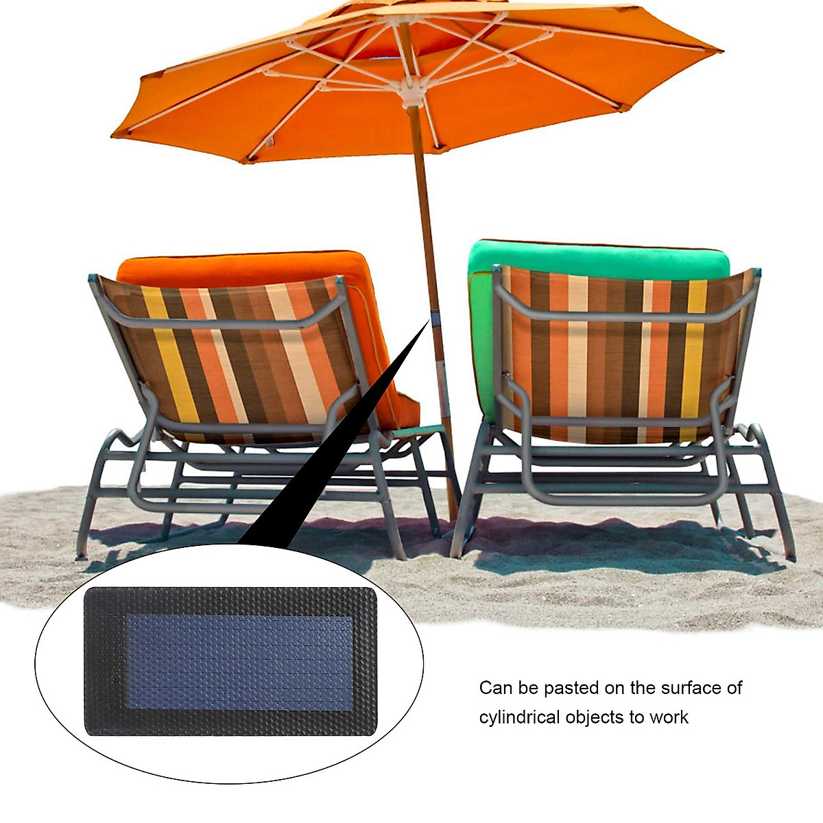 Mini USB Solar Panel,2V/0.3W Solar Panel,Waterproof Mini Solar Cells for DIY,Amorphous Silicon Solar Panel Thin Film Flexible Solar Panel Small Solar Cell, Solar Panel Mini USB Solar Panel Waterp