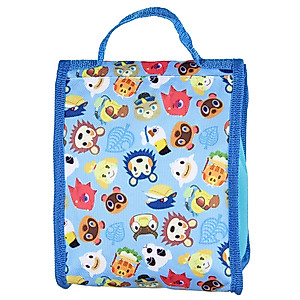 Animal Crossing Character Print Backpack 5 pc Set Lunch Tote Keychain