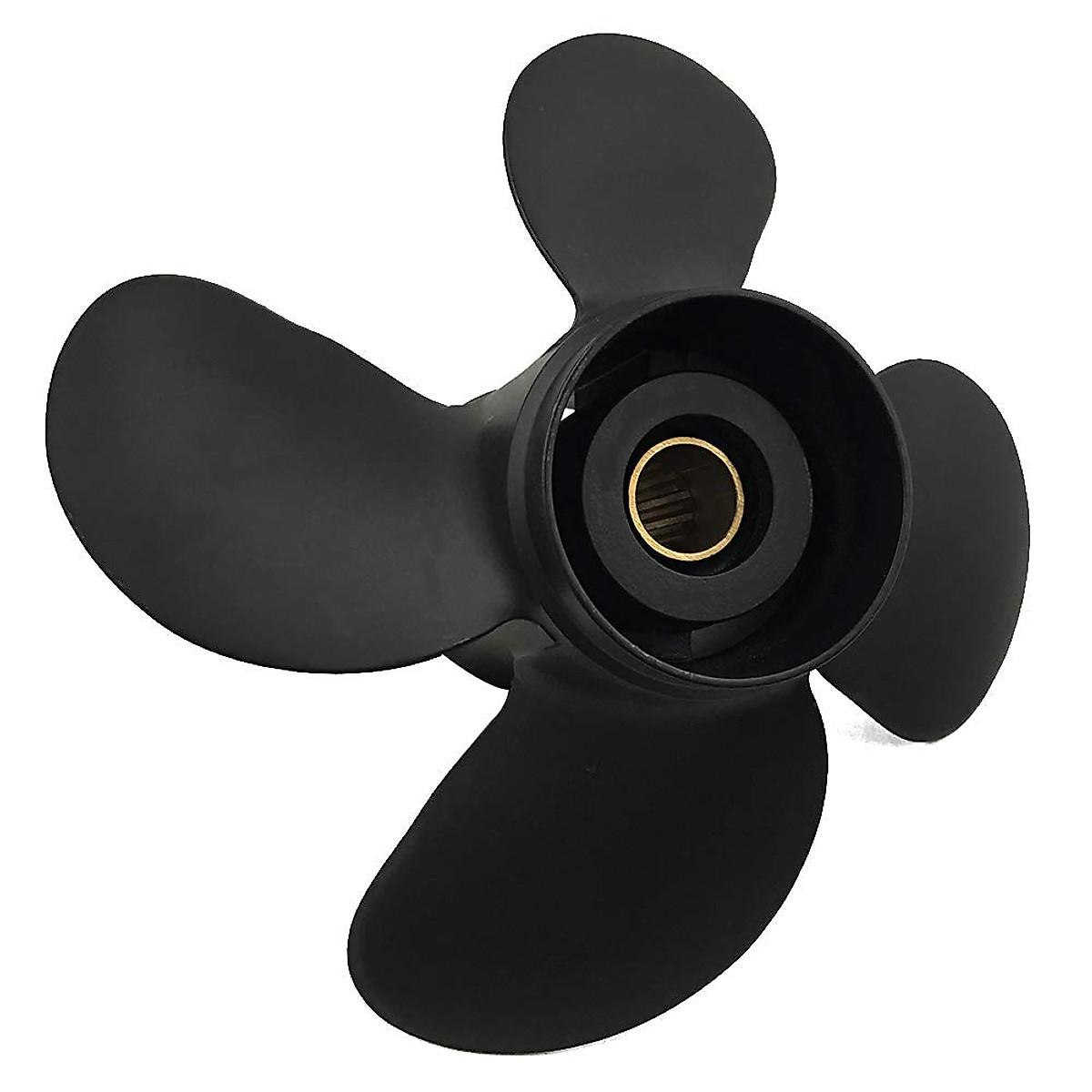 ARKDOZA 4 Blade Aluminum Propeller for Suzuki 35-65HP Outboards RH (10.2 (dia) x 14 (pitch))