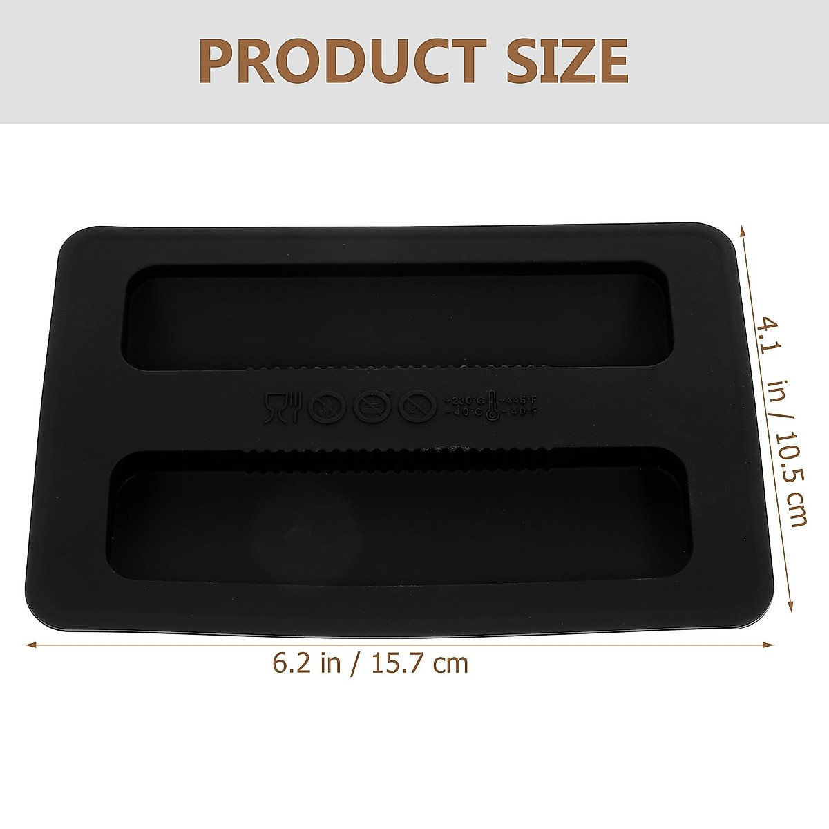 Silicone Toaster Dust Cover 2 Slice Toaster Lid Electric Bread Maker Upper Cover Toaster Machine Top Cover for Bread Machine Part Accessories （Black）