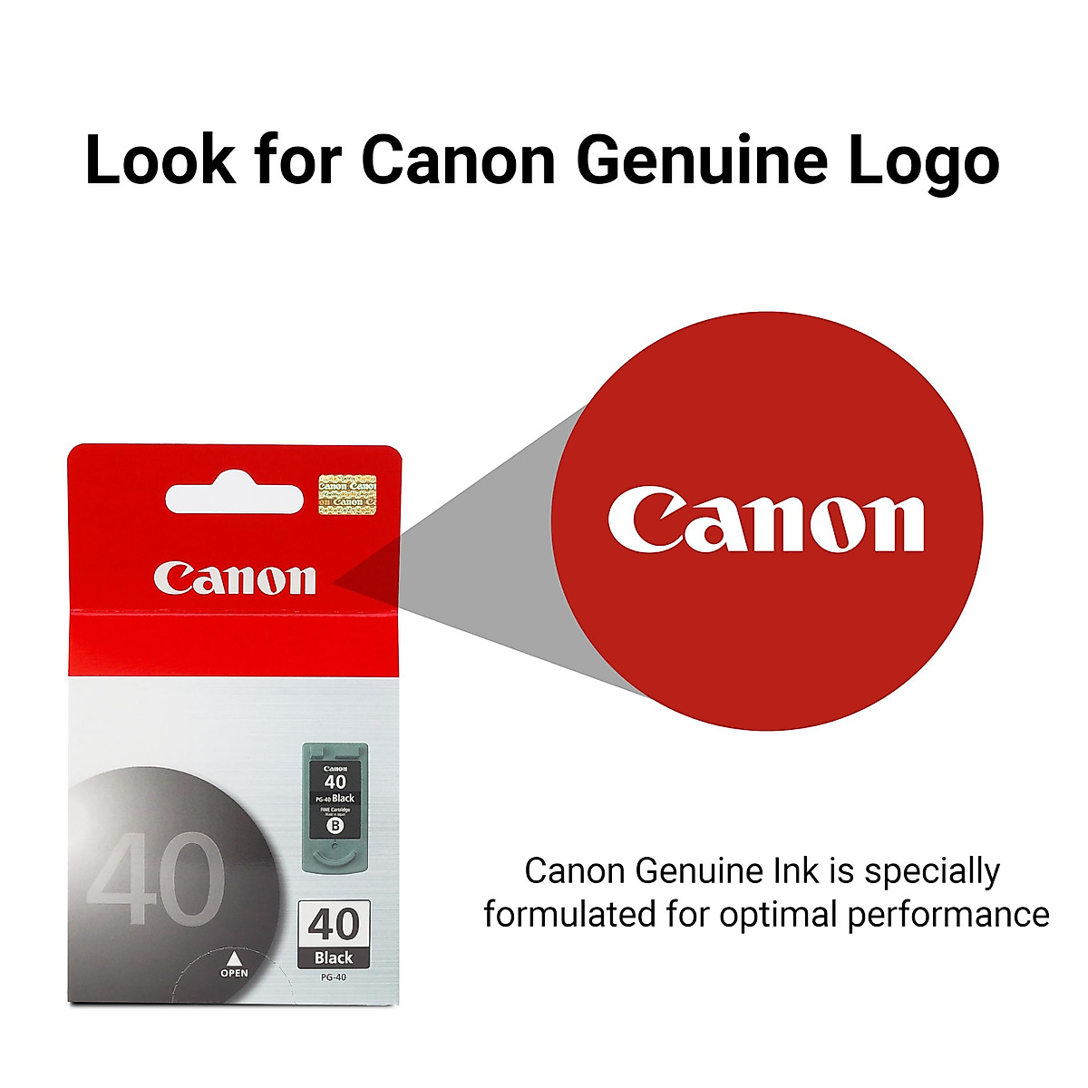 Canon 0615B013 PG 40 Twin Pack Original Ink Tank, Black