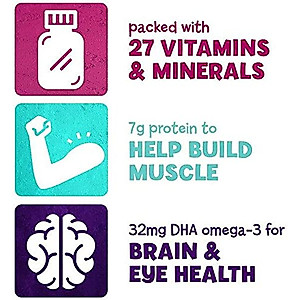 PediaSure Grow & Gain Nutrition Shake for Kids, Immune Support Shake Variety Sampler Pack - 12 Pack Of 8 Fl Oz Bottles - By Obanic (12-Pack)