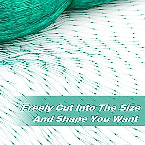 KINGLAKE 33 Ft x 13 Ft Green Garden Bird Netting,Green Garden Plant Netting,Garden Plant Fruits Fencing Mesh