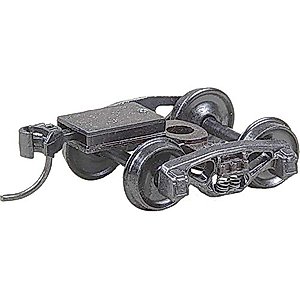 Kadee 502 HO-Scale Bettendorf Truck & Coupler (2) 33" Smooth Back Wheel