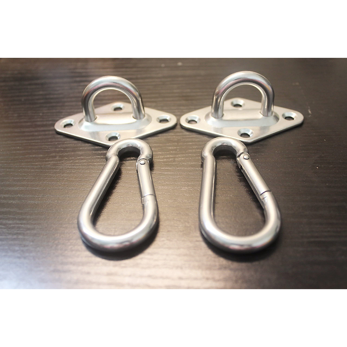 MHMYDZ 1000 lb Capacity Heavy Duty Hammock Hanging kit Ultra Durable Hammock Hooks Carabiners for Hammock Stand Hammocks Swing Chair,Multiple Indoor Outdoor Suspension Ceiling Hooks