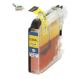 8 Pack - Toner Refill Store Compatible Brother LC203BK, LC203C, LC203M, LC203Y Replacement Ink Cartridges for the Brother: MFC-J4320DW, MFC-J4420DW, MFC-J4620DW, MFC-J5520DW, MFC-J5620DW, MFC-J5720DW. Page Yield: 550 pages at 5% page coverage per page. (2