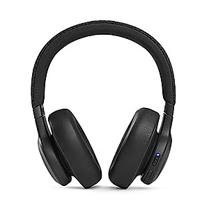 JBL Live 660NC - Wireless Over-Ear Noise Cancelling Headphones with Long Lasting Battery and Voice Assistant - Black (Renewed)
