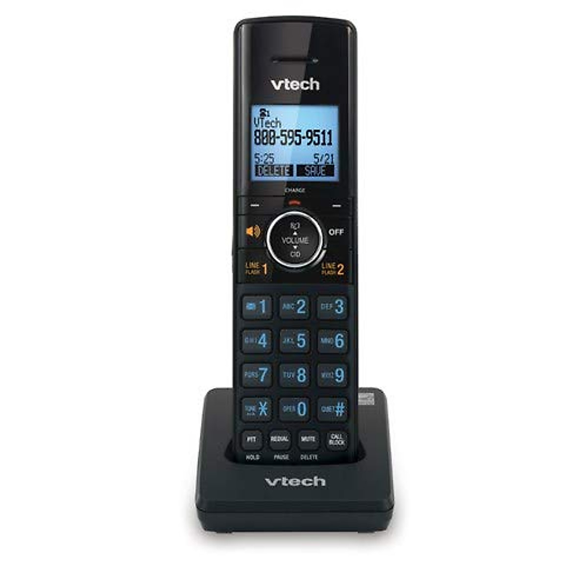 VTech DS6251-3 DECT 6.0 2-line Cordless Digital answering System