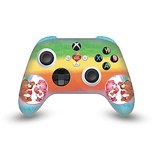 Head Case Designs Officially Licensed Care Bears Rainbow Classic Vinyl Sticker Gaming Skin Decal Cover Compatible With Xbox Series X/S Controller