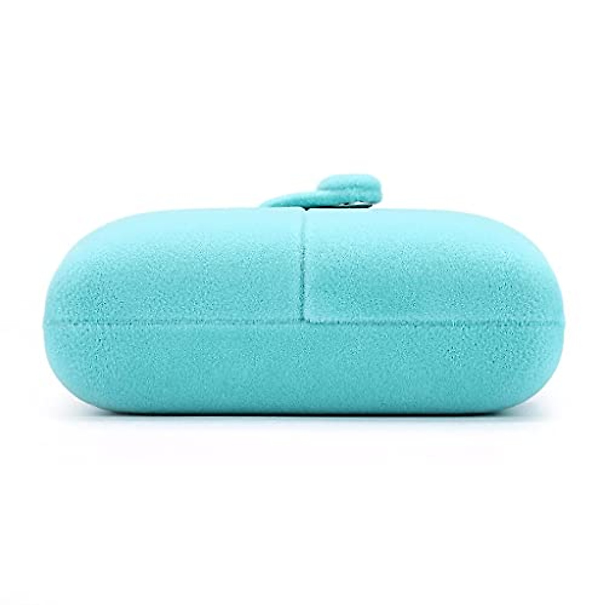 MDLUU Velvet Bracelet Gift Box, Bangle Holder Case, Jewelry Storage Displays for Birthday, Wedding, Valentine's Day, Anniversary (Cyan Blue)