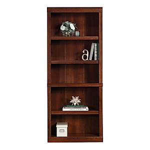 Realspace® 72"H 5-Shelf Bookcase, Mulled Cherry