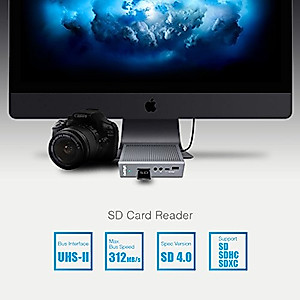 CalDigit TS3 Plus Thunderbolt 3 Dock - 87W Charging, 7X USB 3.1 Ports, USB-C Gen 2, DisplayPort, UHS-II SD Card Slot, Gigabit Ethernet for Mac & PC, Thunderbolt 4 Compatible (0.8m/2.62ft Cable)