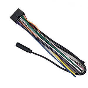 ALLMOST Power & Speaker Wire Harness Compatible with BV9351B, BV9358B, BV755BLC,BV755B 20 Pins Plug, Black