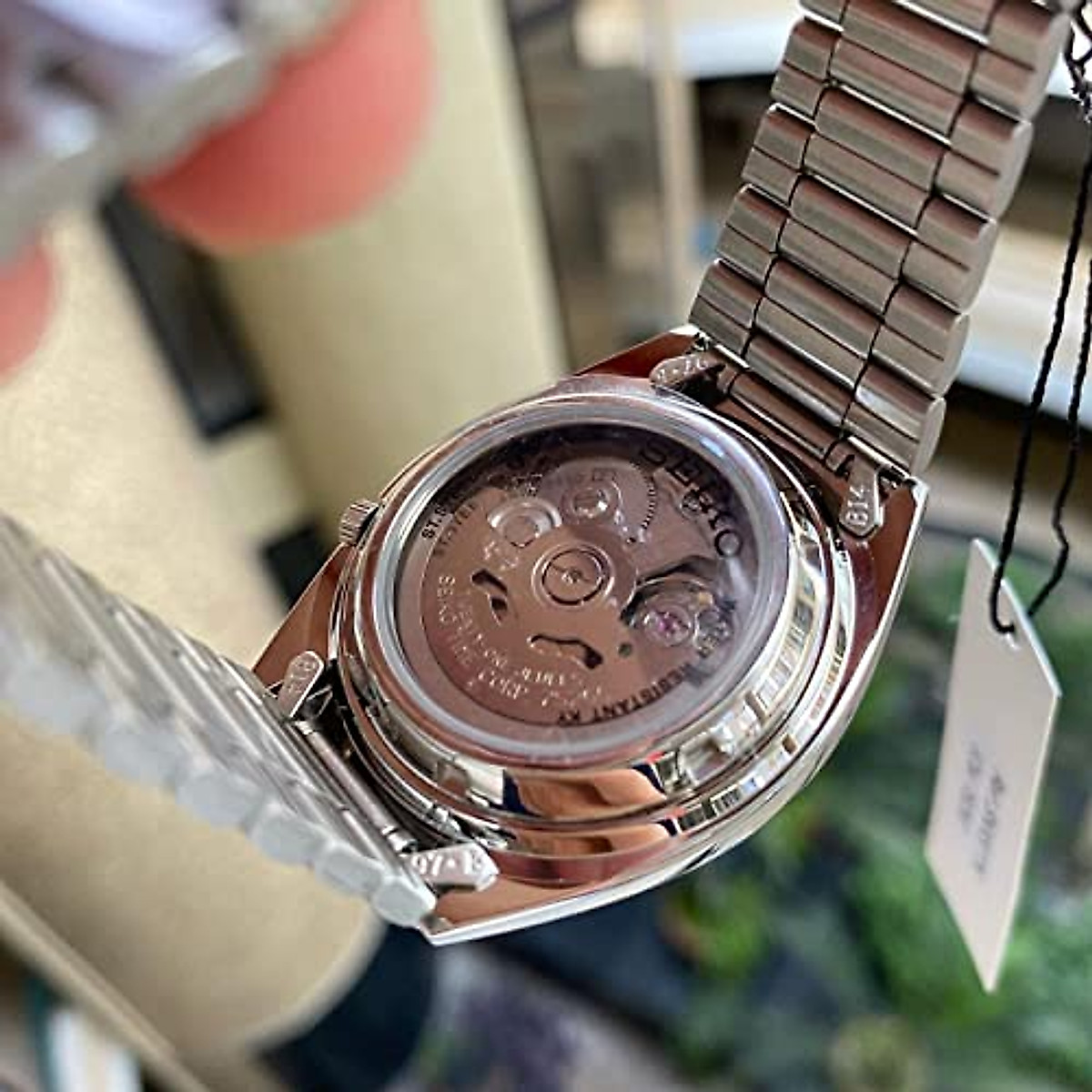 Seiko SNXS77 Automatic Blue Day Date Dial Silver Steel Bracelet Men Watch NEW