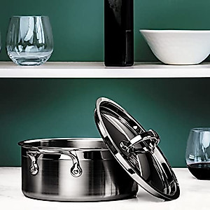 Hestan - ProBond Collection - Professional Clad Stainless Steel Soup Pot, Induction Cooktop Compatible, 3 Quart