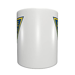 Nj State Police Porcelain Coffee Mugs, Classic Ceramic Cup For Tea Latte Cappuccino