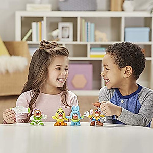 Potato Head Mr Disney/Pixar Toy Story Mini 4 Pack Buzz, Woody, Ducky, Bunny Figures Toy for Kids Ages 2 & Up (E3065)