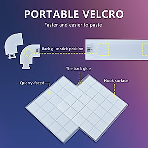 MELIFO Glide FRGBIC Wall Lights,Music Wall Lights Works with Bluetooth and App,Smart FRGBIC Wall Sconces for Bedroom,Music Wall Lights,Strip Lights for Party,Karaoke (3Pcs+2Corners)