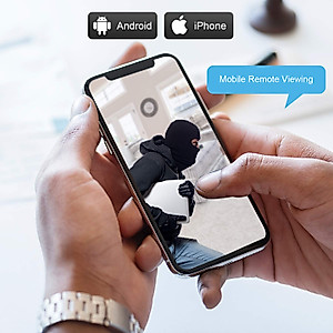 Eversecu 4 Channel Security Camera System 1080P DVR and (4) 1.0MP 720P Weatherproof Cameras Support Night Vison Weatherproof, Motion Alert, Smartphone, PC Easy Remote Access (NO HDD Included)