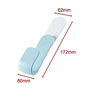 Qianly Wall Mount Pan Lid Organizer Storage Holder,Adjustable Pot Hanger for Cabinet Door