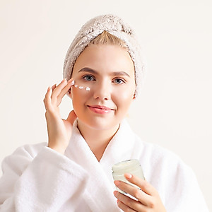 Cornucopia Brands 2oz Straight Sided Clear Glass Jars (12 pack), Airtight Cosmetic Jars for Creams, Balms & Aromatherapy